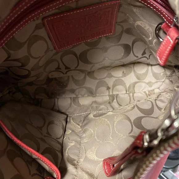 Coach | Bags | Red Coach Cross Over Bag | Poshmark